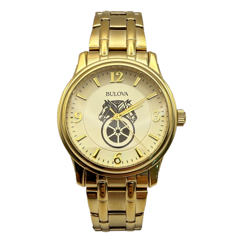 Bulova Gold Dial St Steel Watch – TeamsterWear