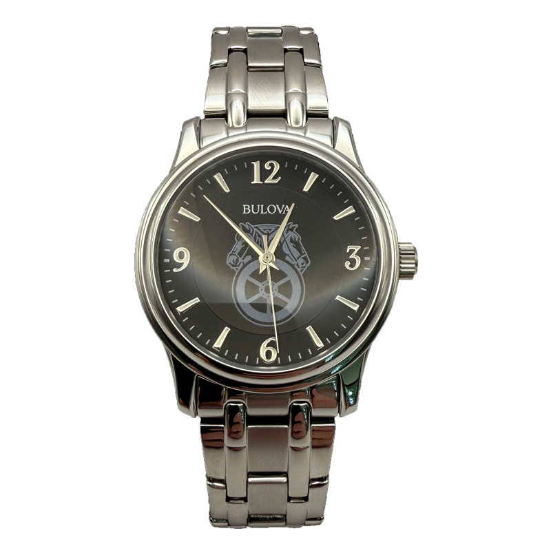 Bulova Black Dial St Steel Watch – TeamsterWear